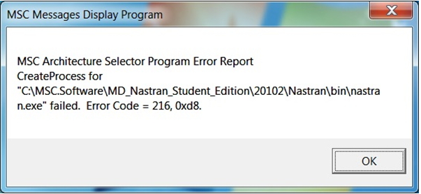 MSC Architecture selector program error Report - Techyv.com